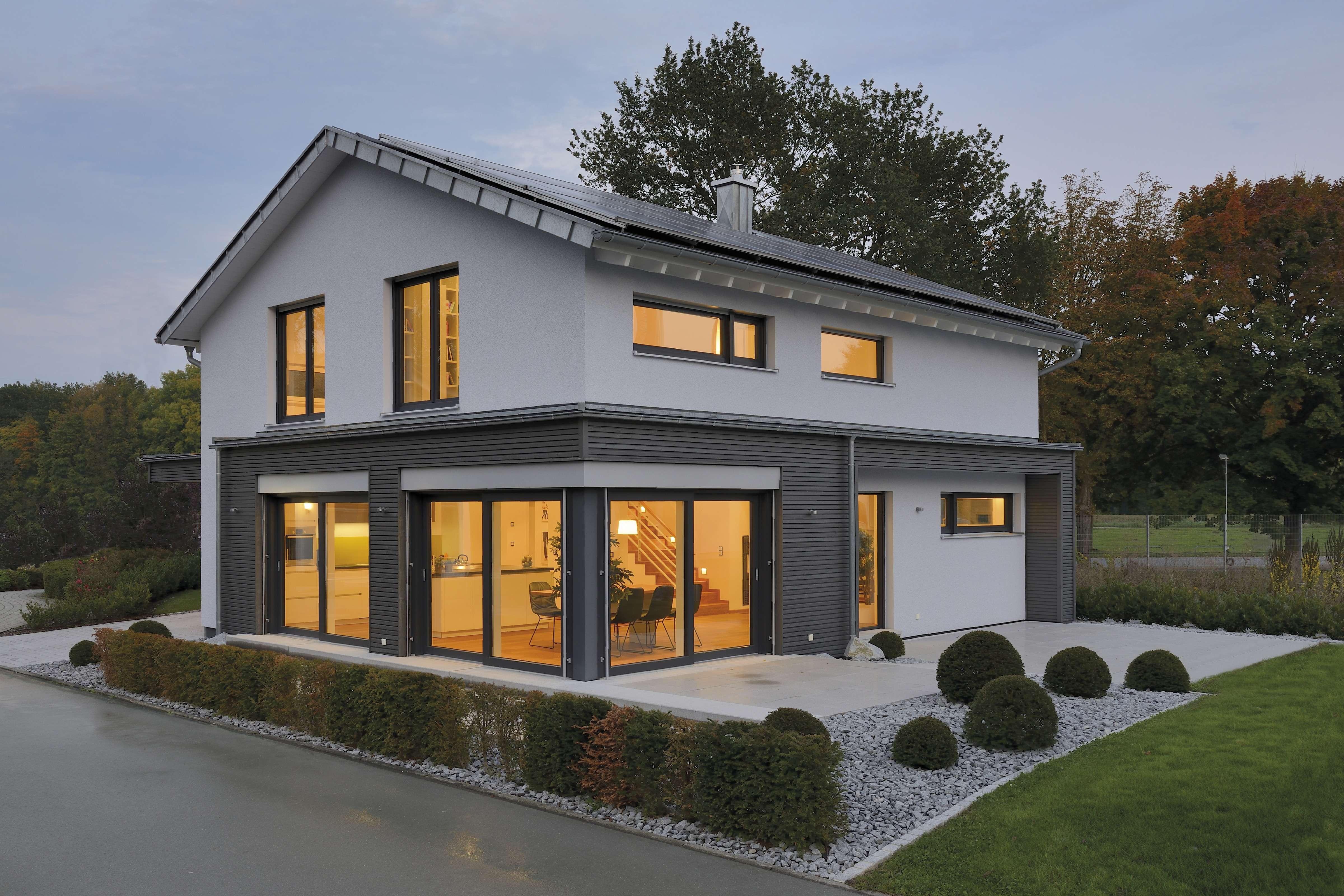 Fertighaus WEISS - Musterhaus Cube in Ulm